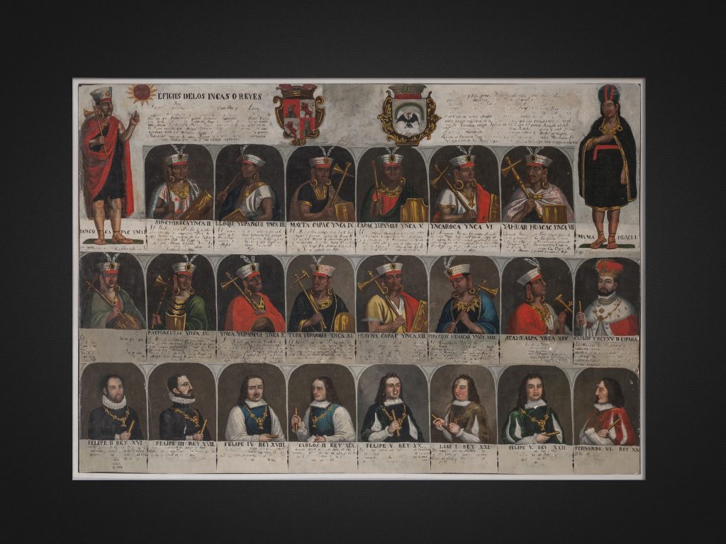 "Reyes incas y reyes españoles". Una pieza única en nuestro país ...