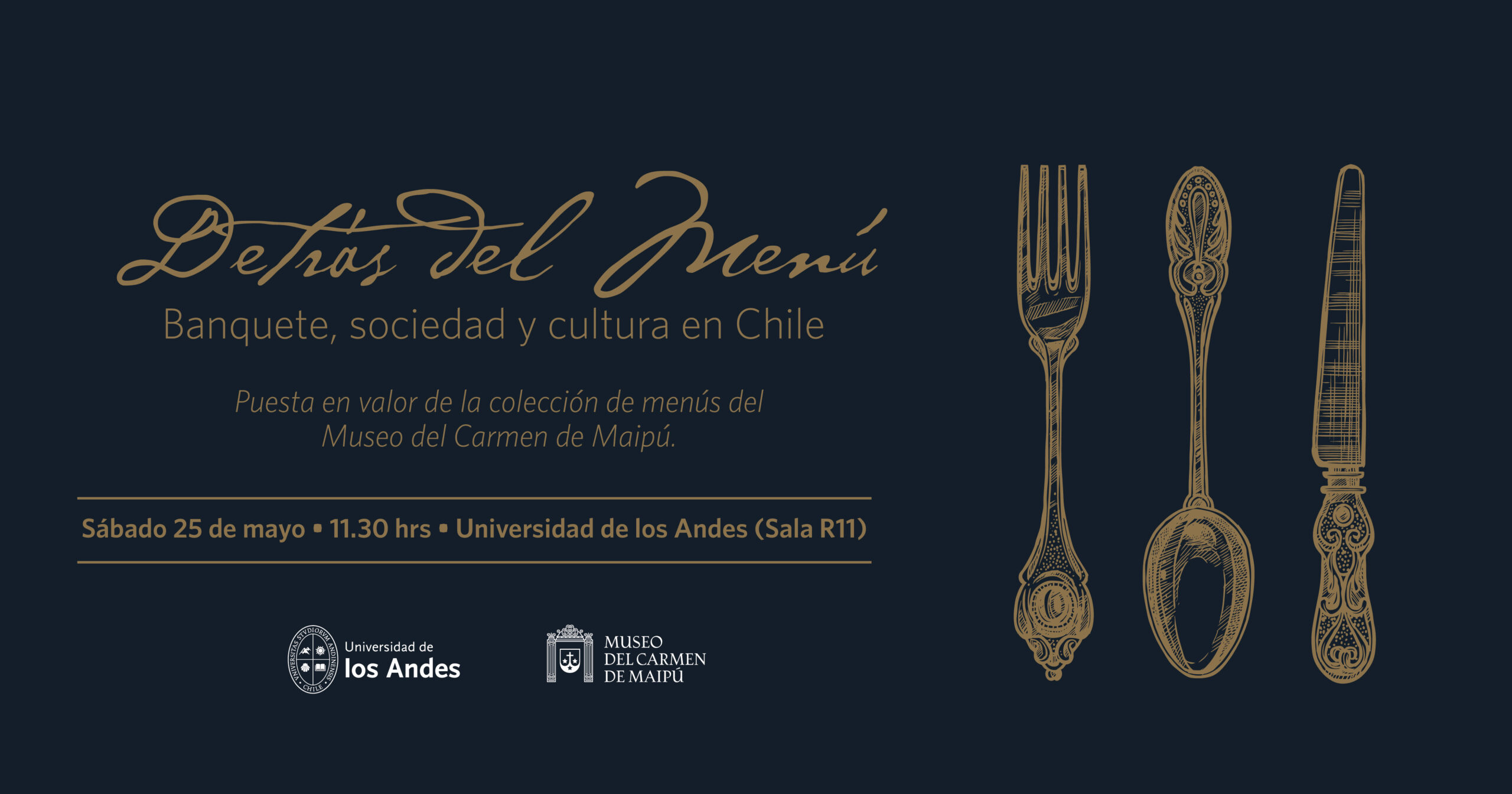 Invitación a conversatorio “Detrás del menú: banquete, sociedad y ...